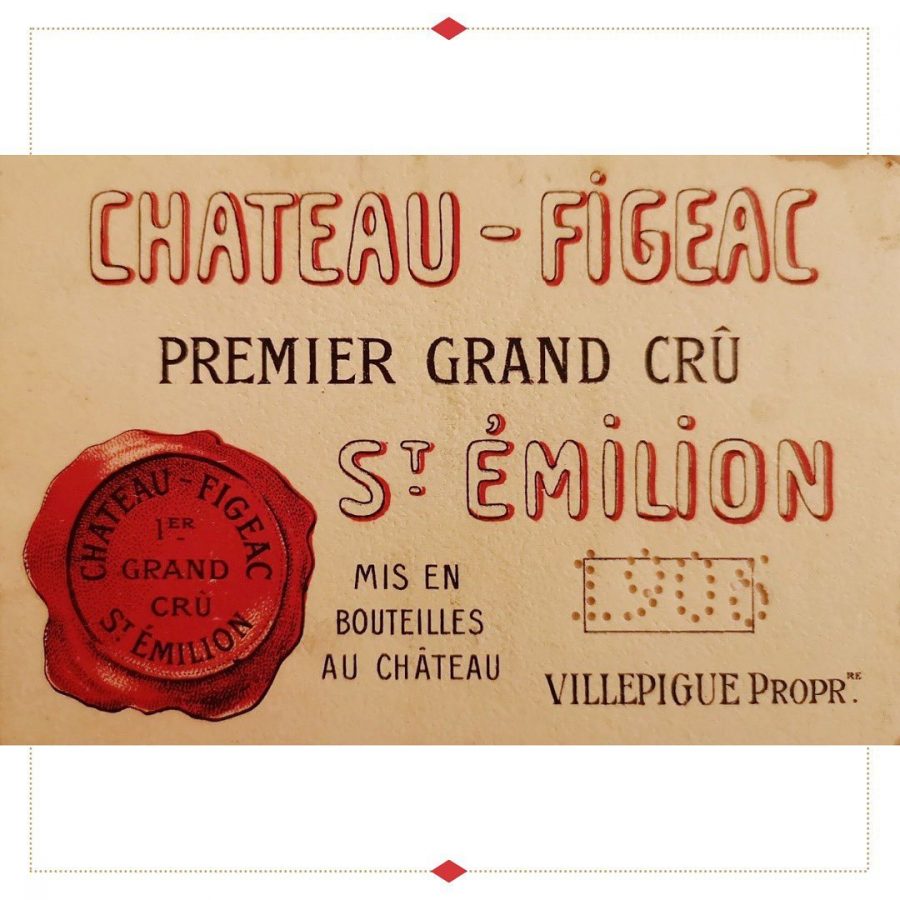The famous label - Château Figeac